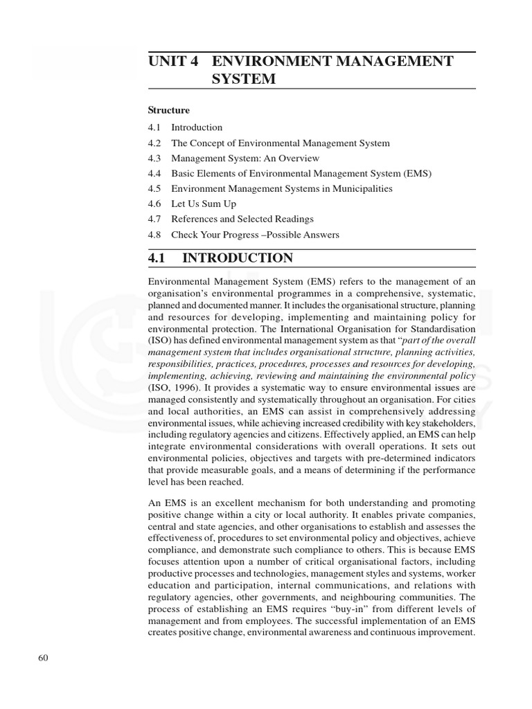 Concept of Environmental | Download Free PDF | Environmental Resource Management | Standardization
