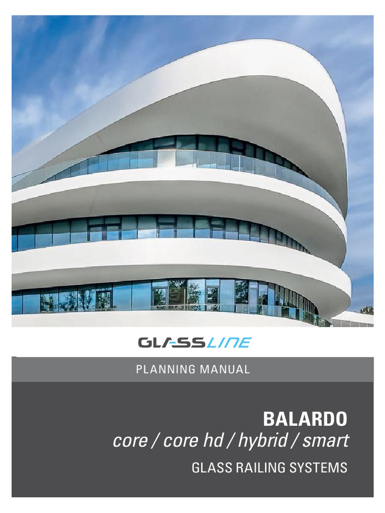 GlassLine Planning Manual - BALARDO | PDF