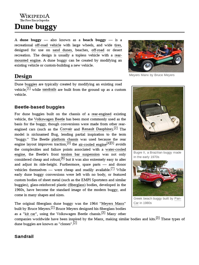 Dune_buggy | PDF