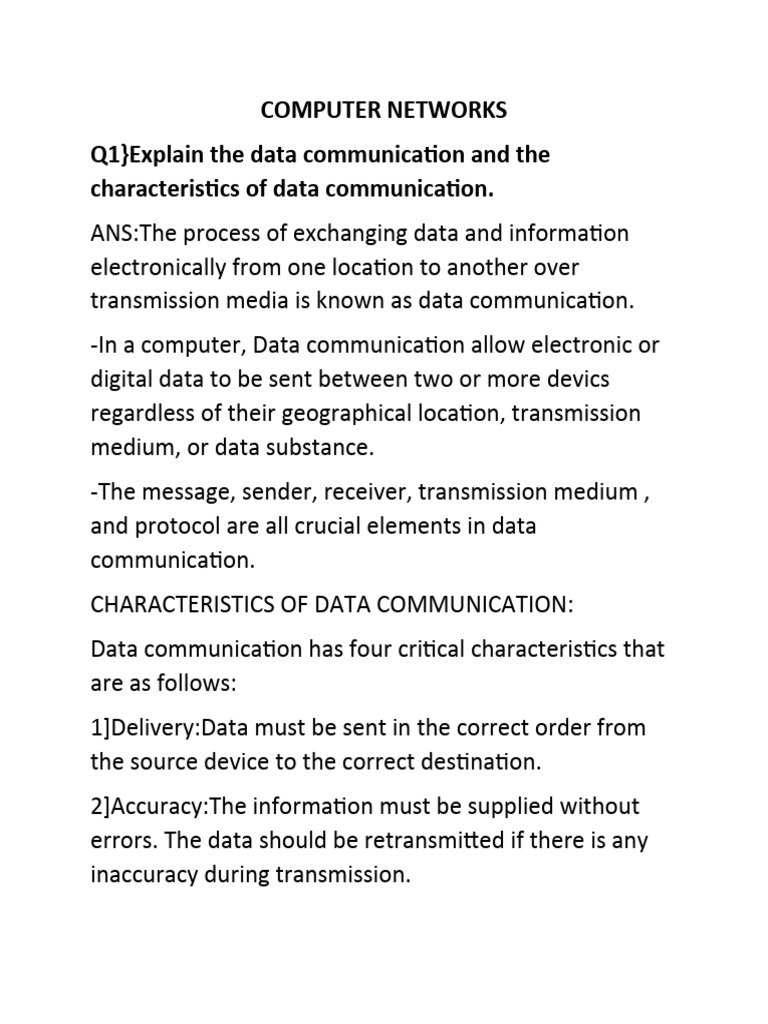 Computer Network (QB Cie) | PDF | Network Topology | Computer Network