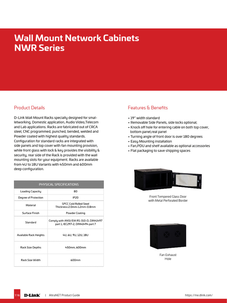Rack Wall Mount Cabinets | PDF | Mechanical Engineering | Manufactured ...