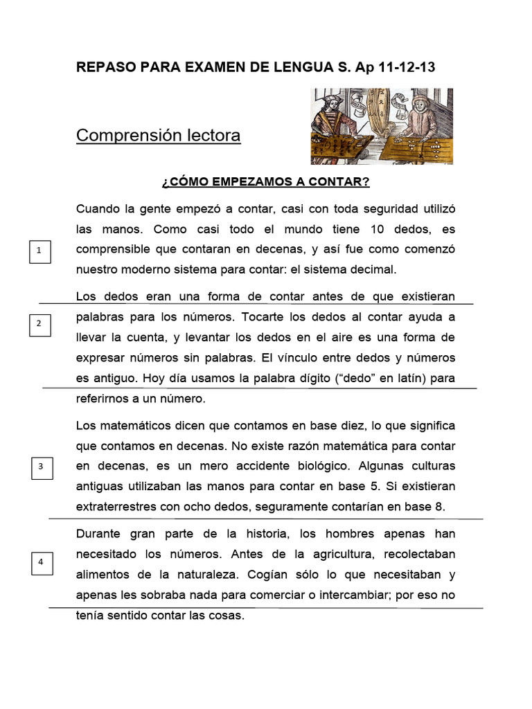 REPASO PARA EXAMEN DE LENGUA S.Ap 11-12-13 | PDF