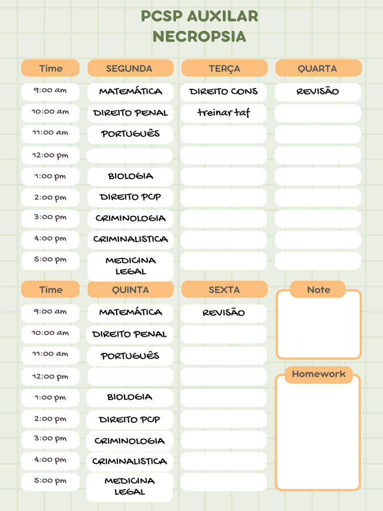 Cronograma PCSP 2025 | PDF