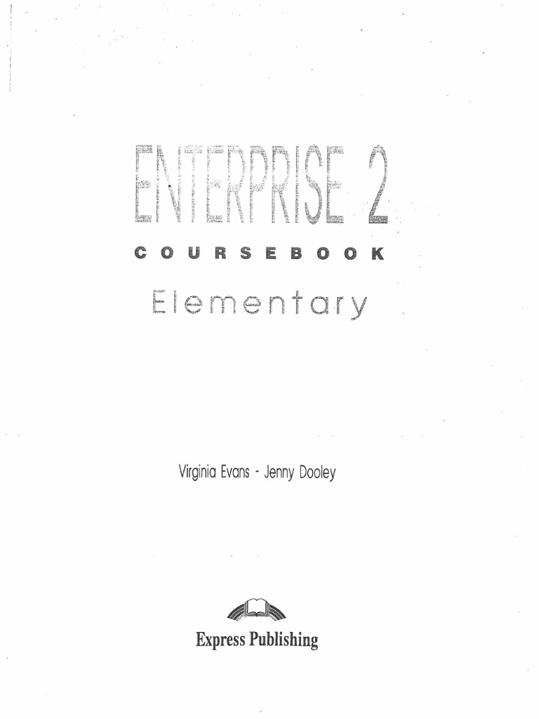 Enterprise 2 Coursebook Elementary | PDF