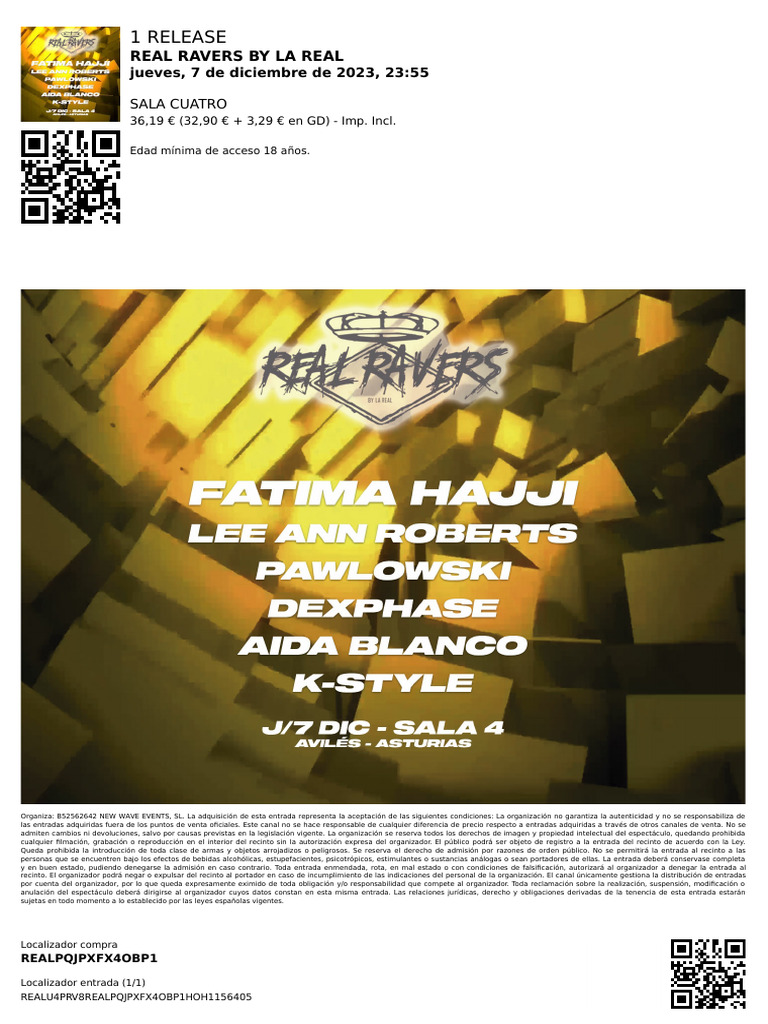 Fiesta Real Ravers: 7 Dic 2023 | PDF | Justicia | Crimen y violencia