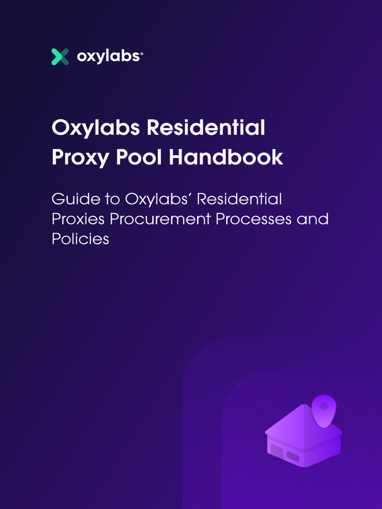 Oxylabs Residential Proxy Acquisition Handbook | PDF | Proxy Server | Computer Network