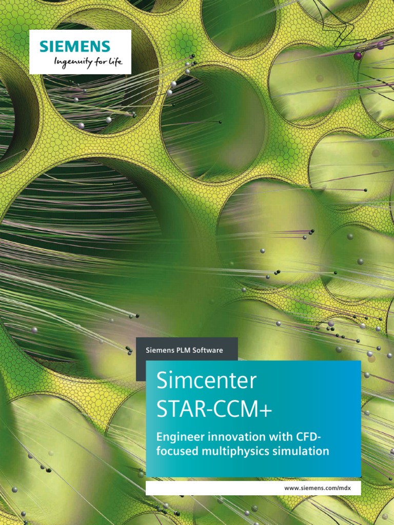 Siemens PLM Simcenter STAR CCM CFD Focused Multiphysics Simulation E Book | PDF | Simulation ...