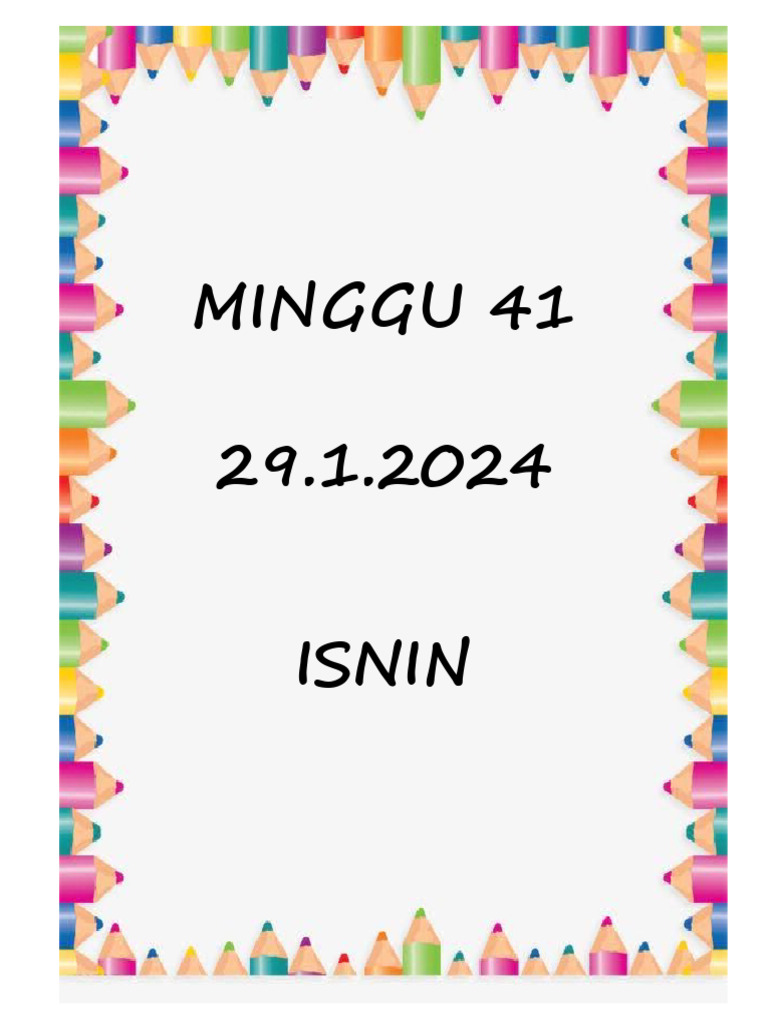 RPH Minggu 41 - 29-2 Feb | PDF