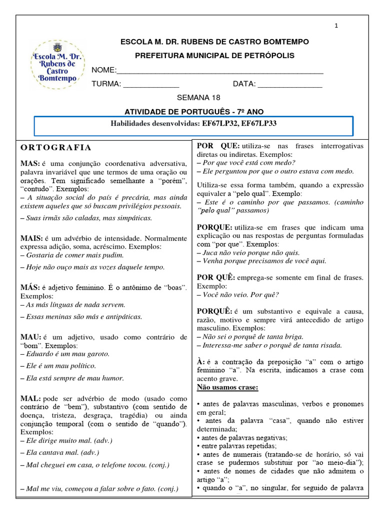 ortografia 2c | PDF | Linguística