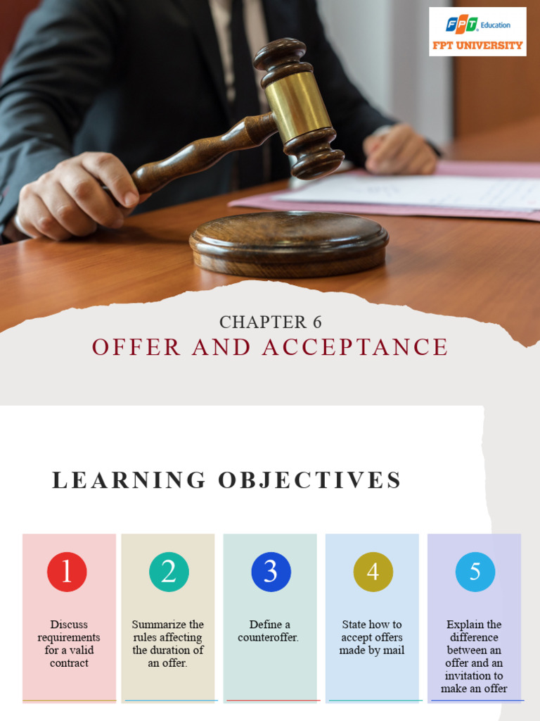 Unit 6 | PDF | Offer And Acceptance | Legal Concepts