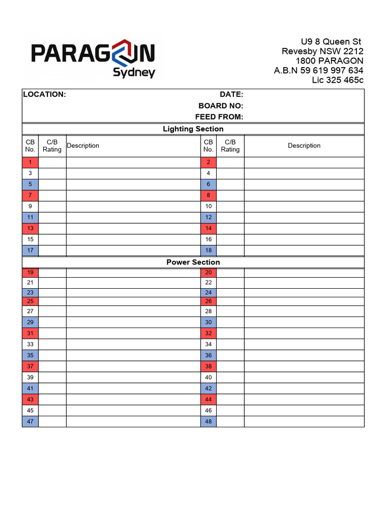 Split Chasis Circuit Schedule | PDF