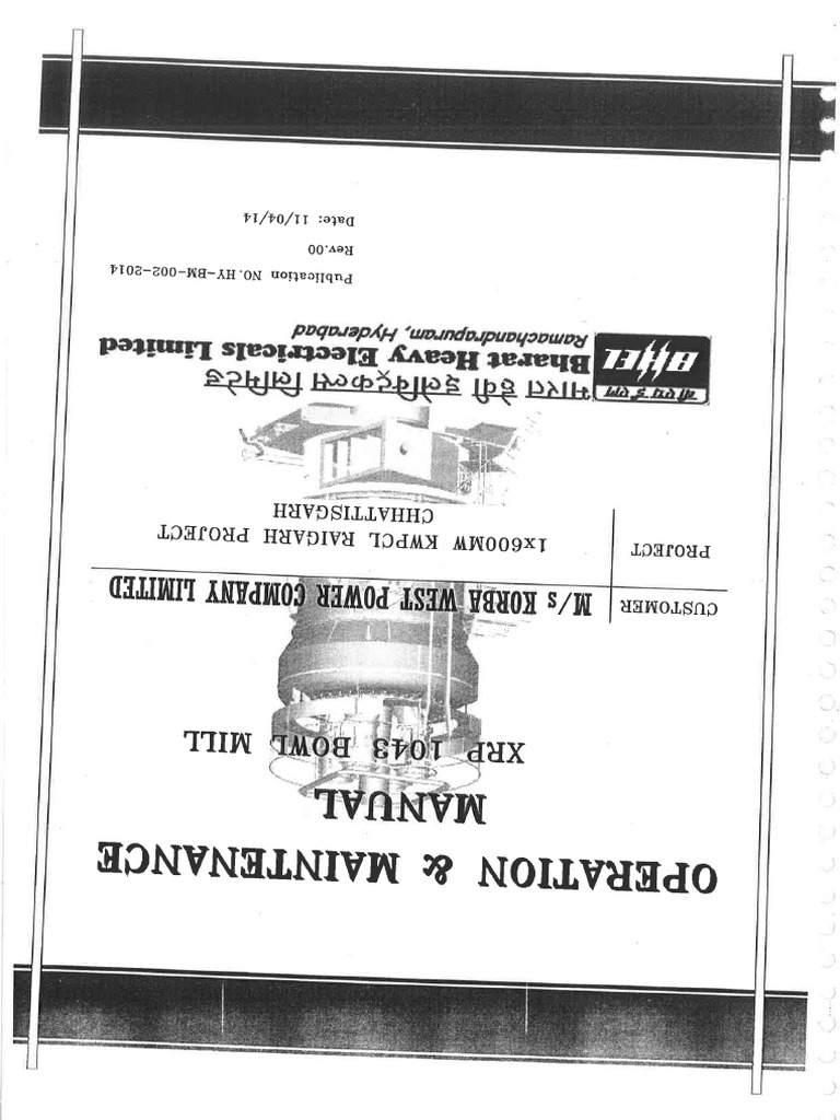 Mill O M Manual Pdf