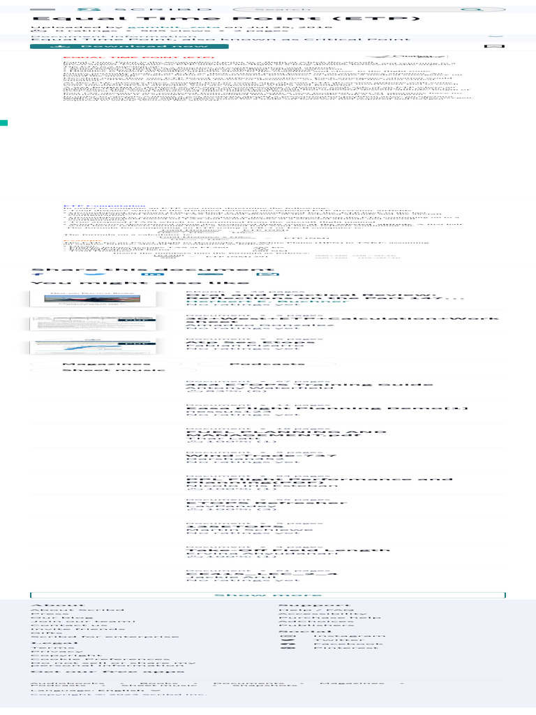 Equal Time Point (ETP) PDF Airport Aircraft | Download Free PDF ...