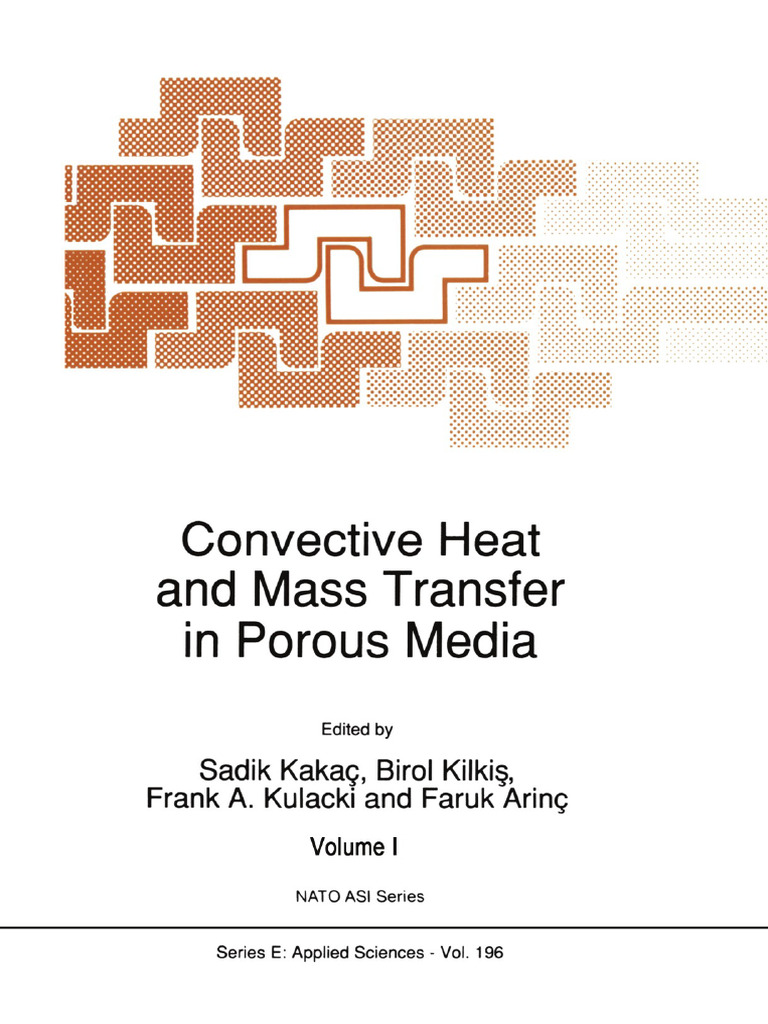 Convective Heat and Mass Transfer in Porous Media 1991 | PDF ...