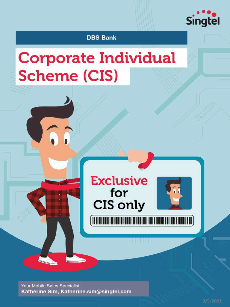 Singtel CIS Price Plan - DBSBank | PDF | Telephone | Mobile Phones
