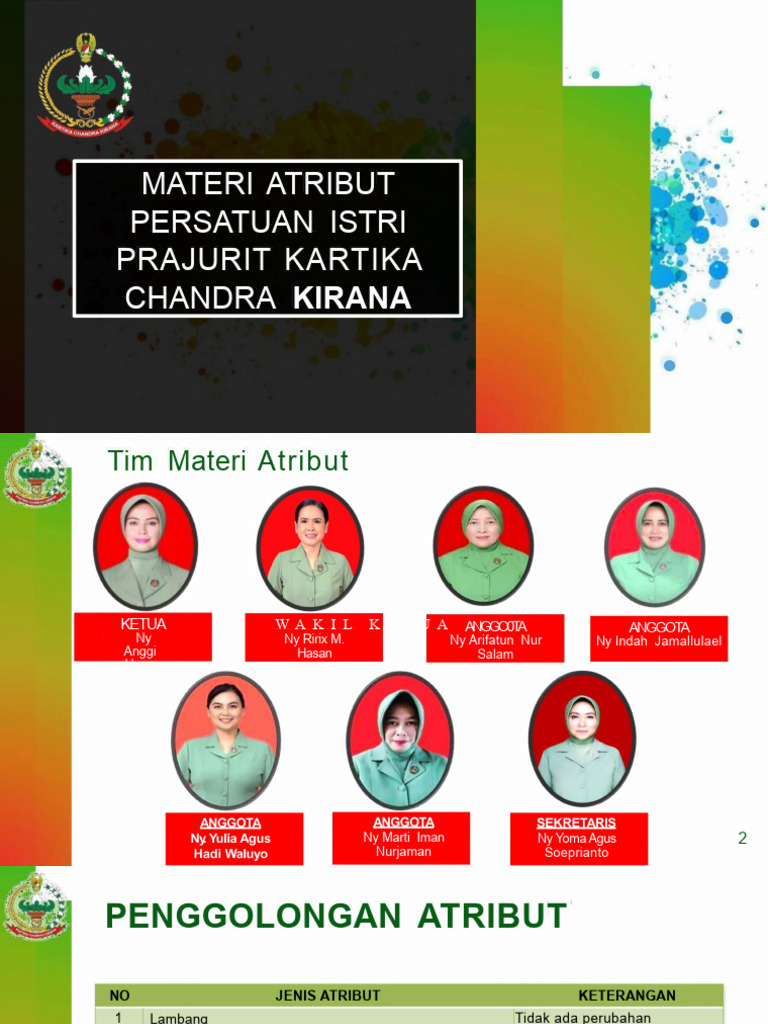 Materi Atribut Mupus Xiii 2023 | PDF