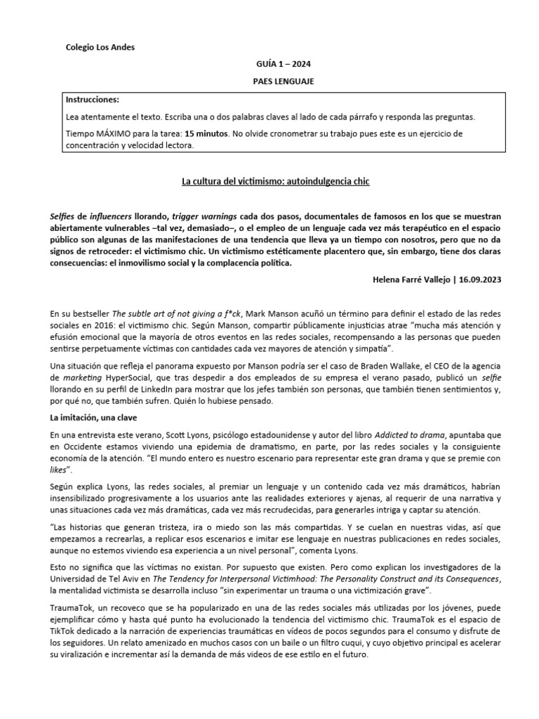 1 Autoindulgencia Chic | PDF