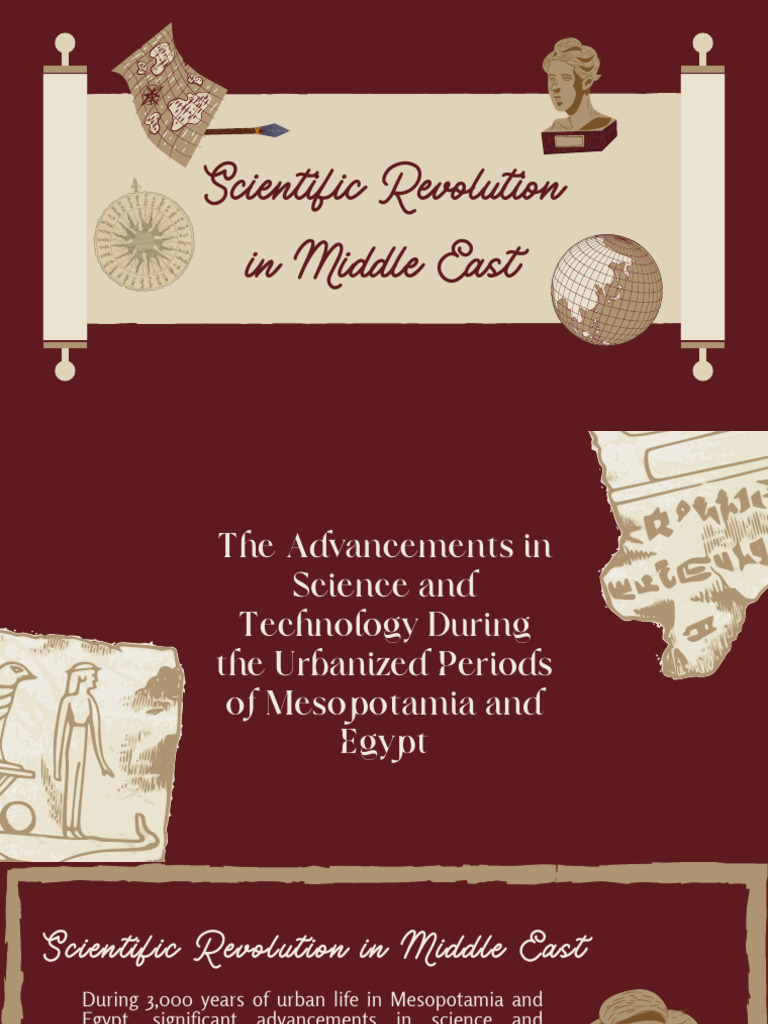 STS - Scientific Revolution in Middle East | PDF