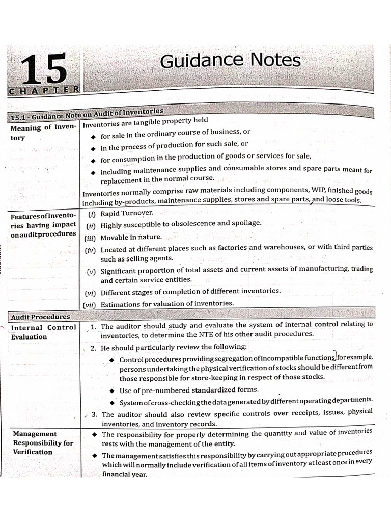 Guidance Notes | PDF