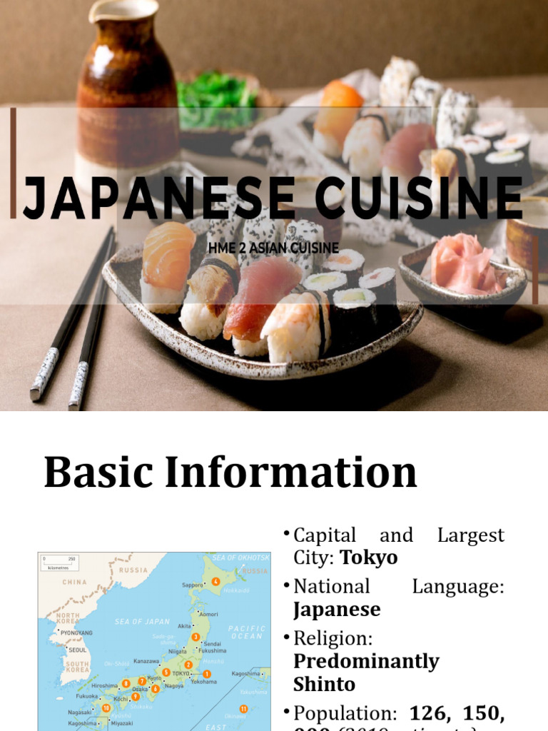 Japanese Cuisine | PDF | Japanese Cuisine | Sushi