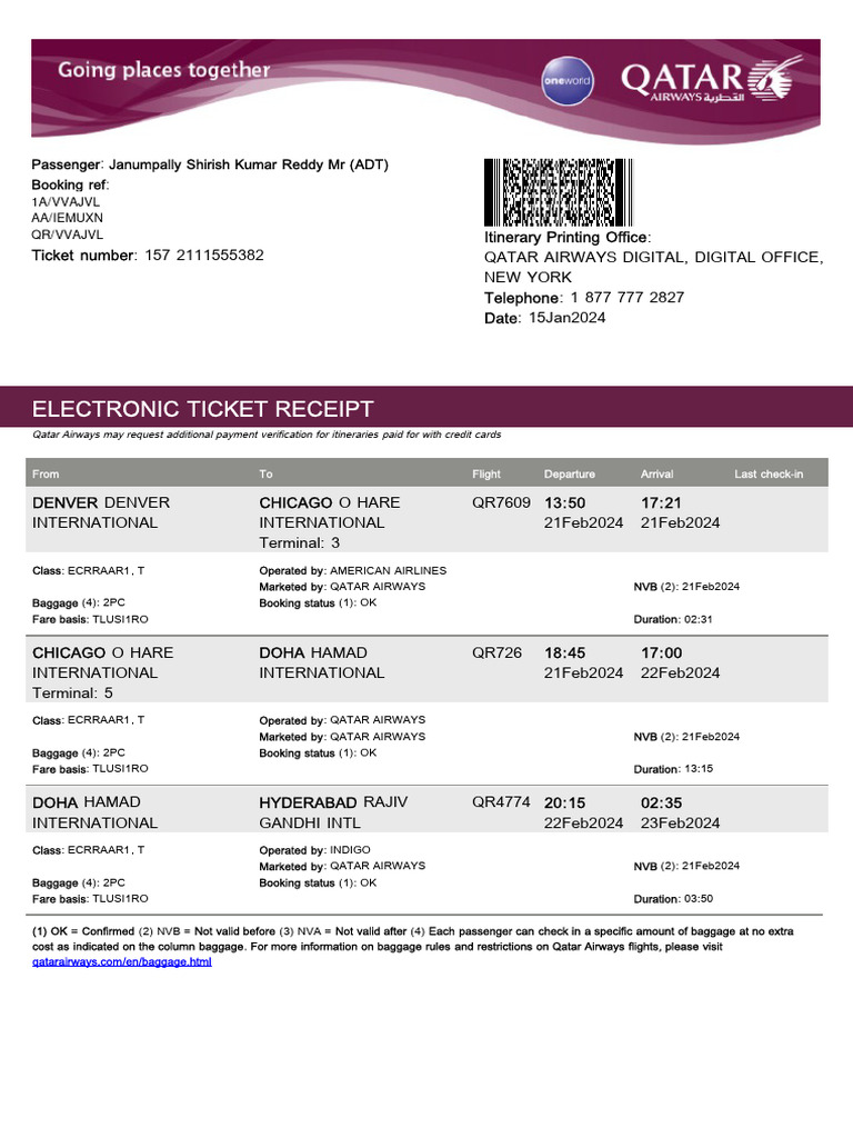 Your Electronic Receipt | PDF