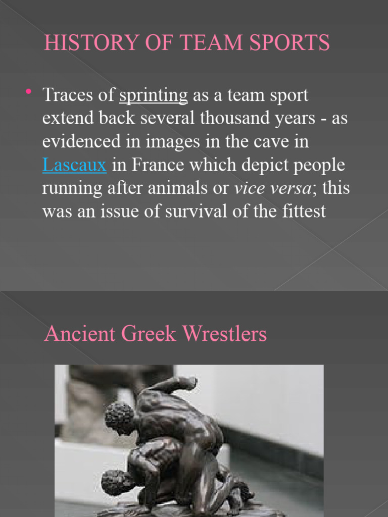 History and Benefits of Team Sports | PDF