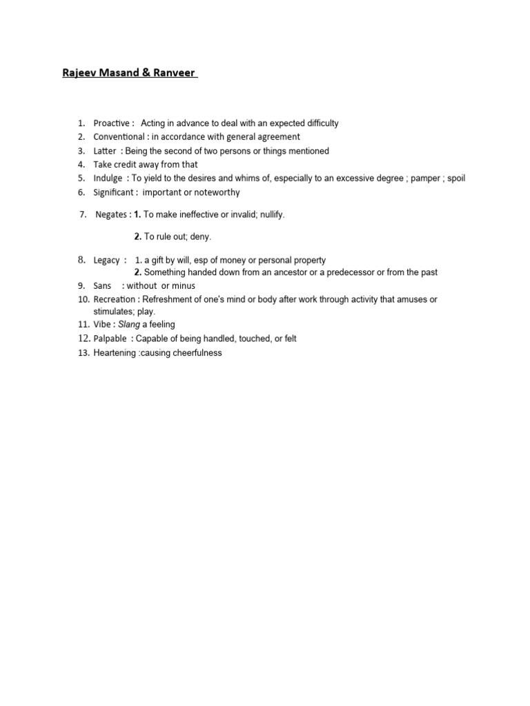 Rajeev Masand | PDF | Self-Improvement