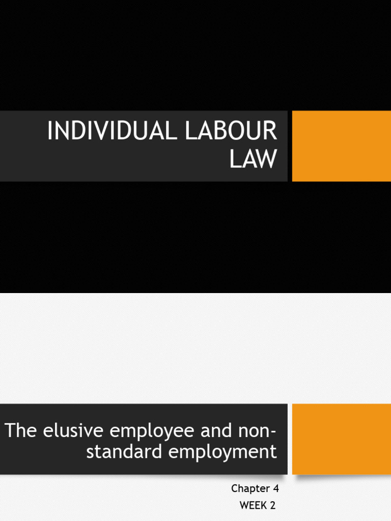 Understanding Employee vs. Contractor Roles | PDF | Employment | Labour Law