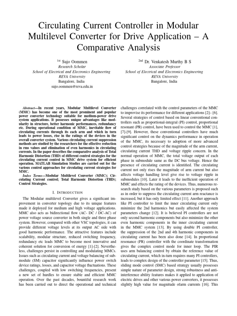 IEEE Conference Template Example | PDF | Power Inverter | Computer ...