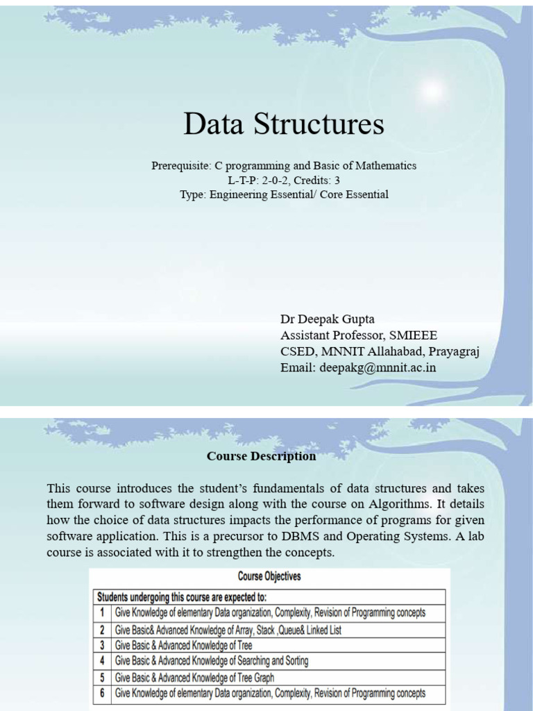 Data Structures Introduction1 | PDF | Data Type | Computational Complexity Theory