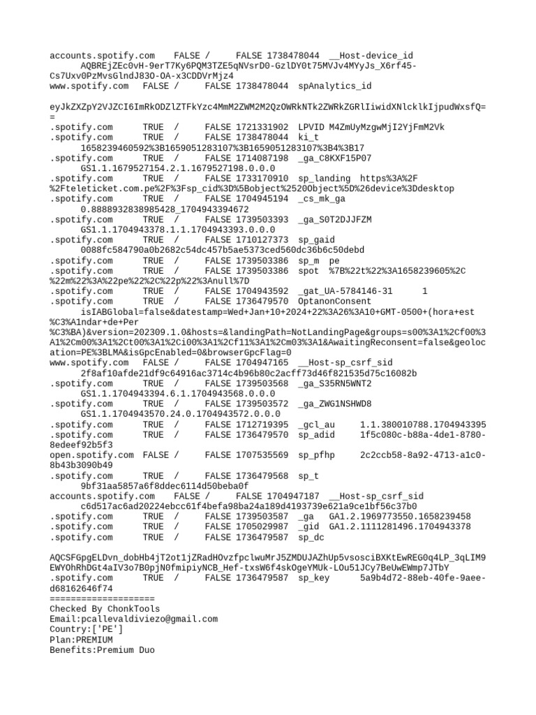 Cookie Spotify 2 | PDF