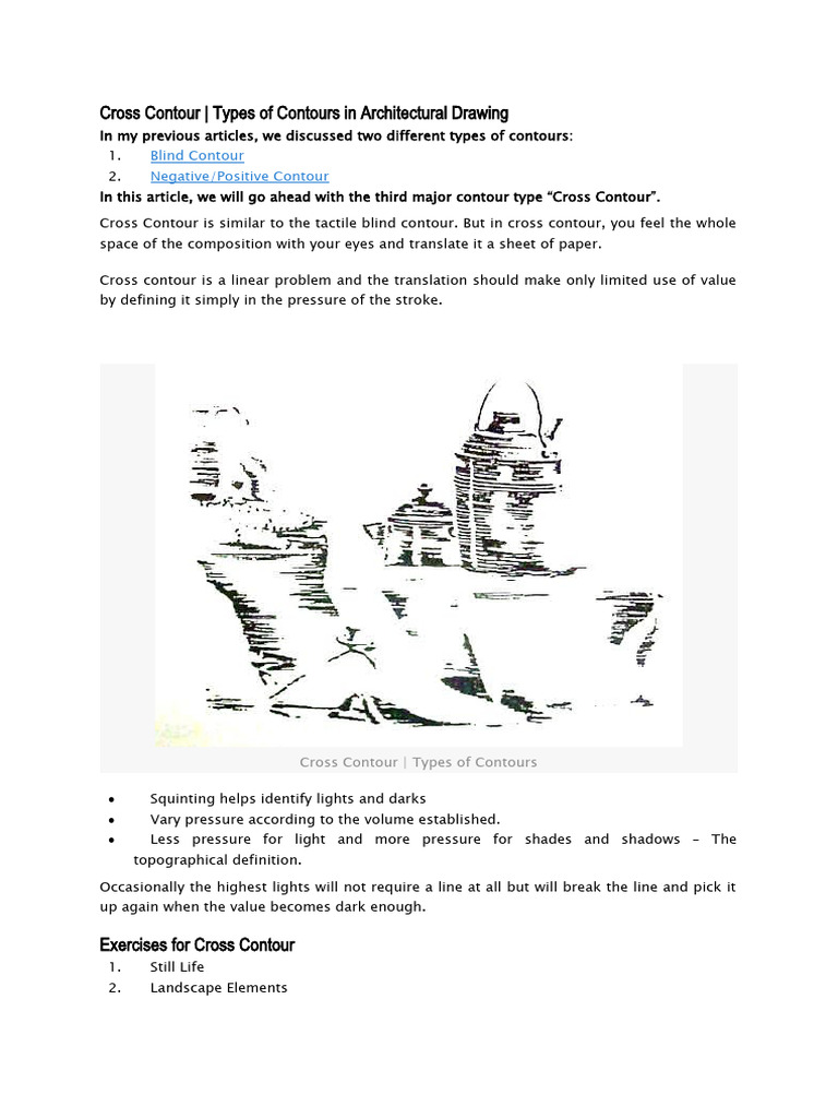Cross Contour Pdf