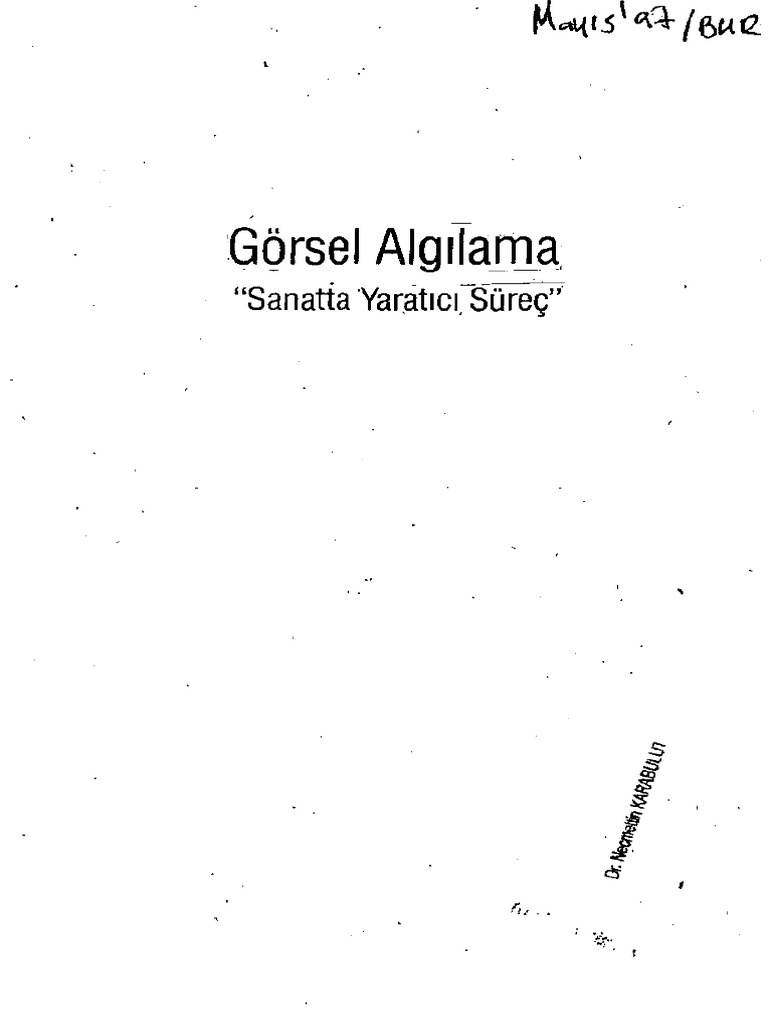 Görsel Algilama Adem Genç | PDF