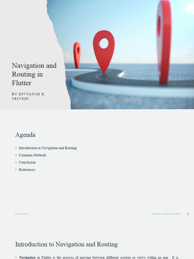 Navigation And Routing In Flutter Pdf