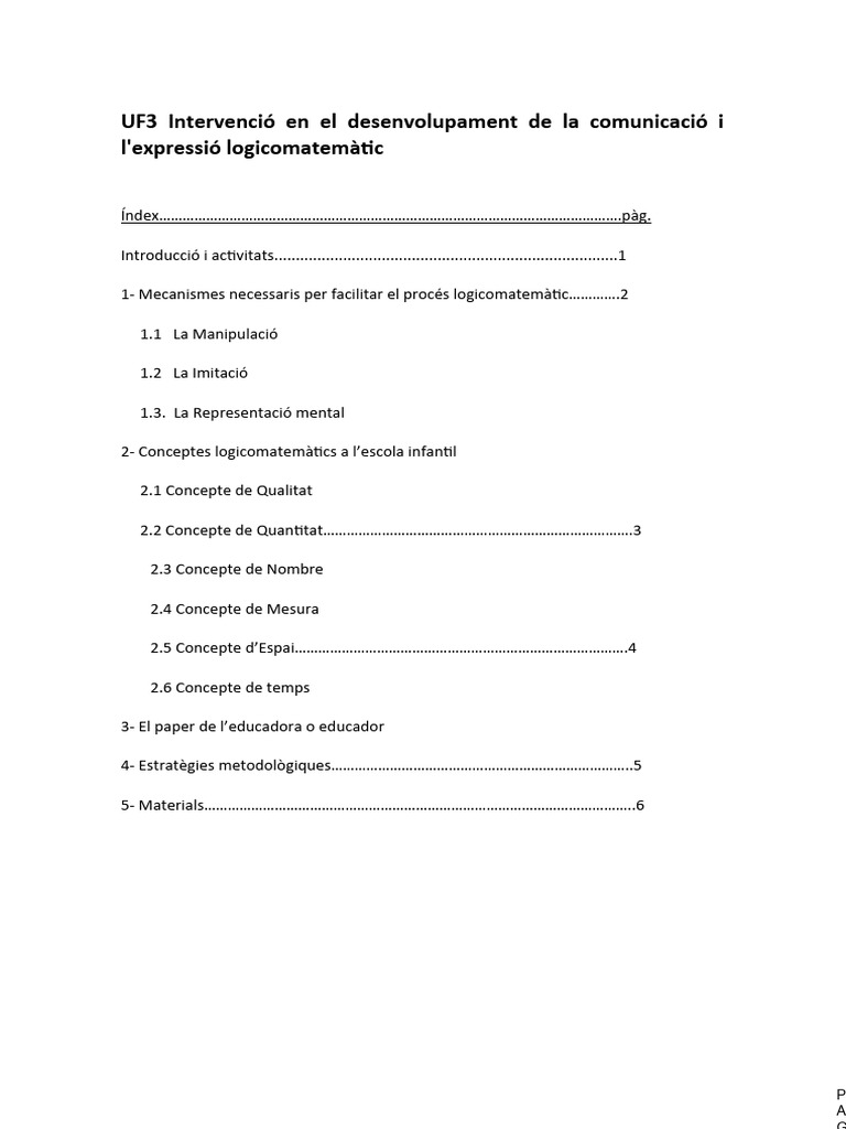 UF 3 Apunts. El Llenguatge Logicomatemã Tic. | PDF