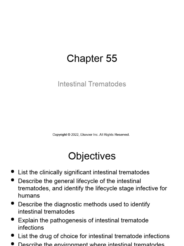 Chapter 55 Intestinal Trematodes | PDF | Clinical Medicine | Medical ...