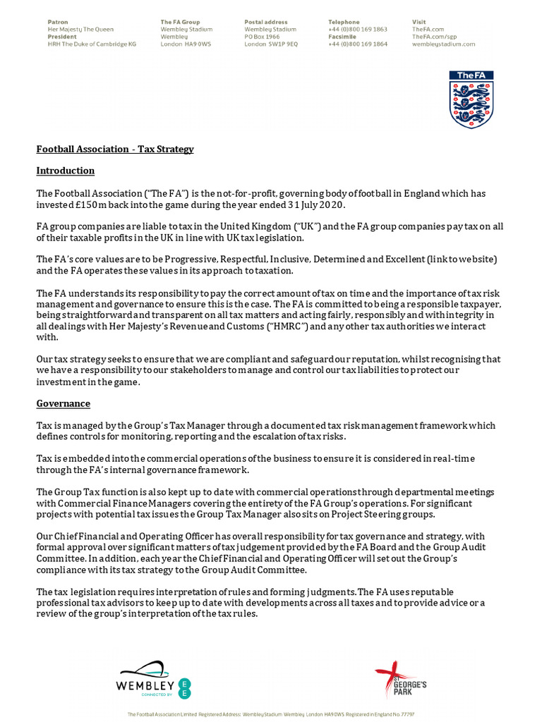 The Fa Tax Strategy | PDF