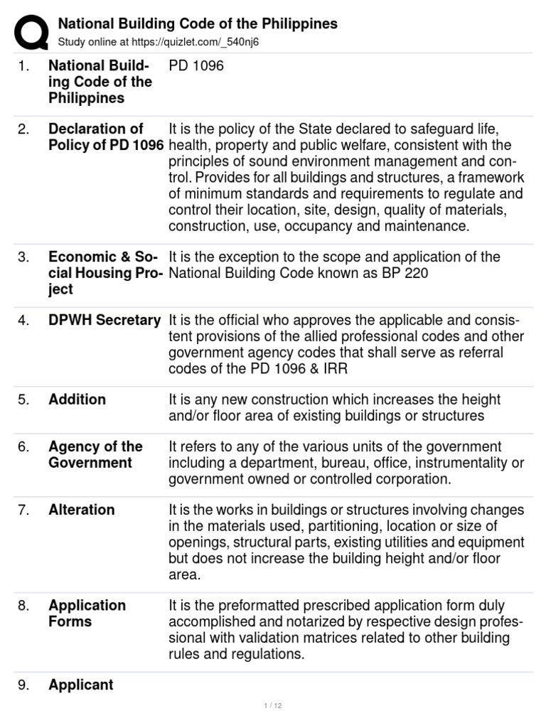 PD 1096 | PDF | Stairs | Architectural Design