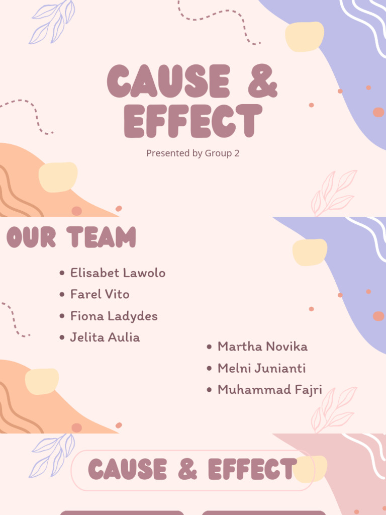 cause & effect | PDF | Psychology | Cognitive Science