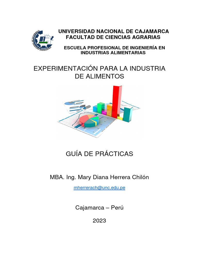 Guía de Prácticas - Experimentación para La Industria de Alimentos | PDF | Regresión lineal | Spss