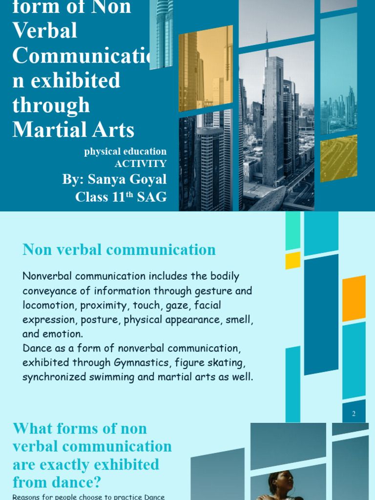 Dance and Martial Arts as Communication | PDF | Nonverbal Communication ...