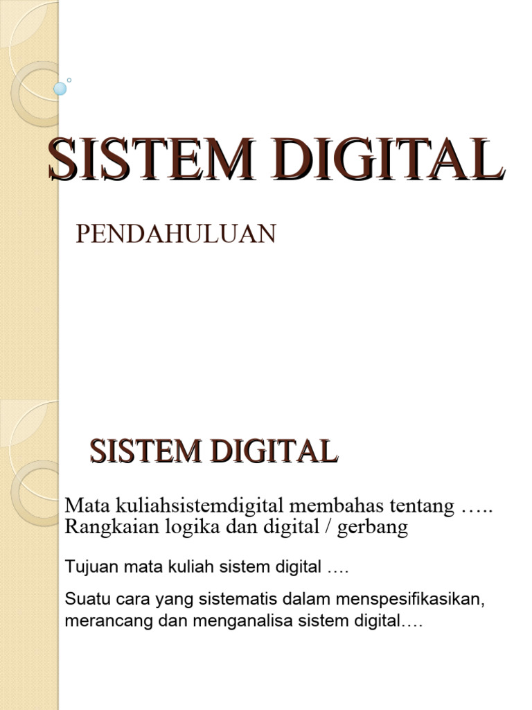 Sistem Digital | PDF