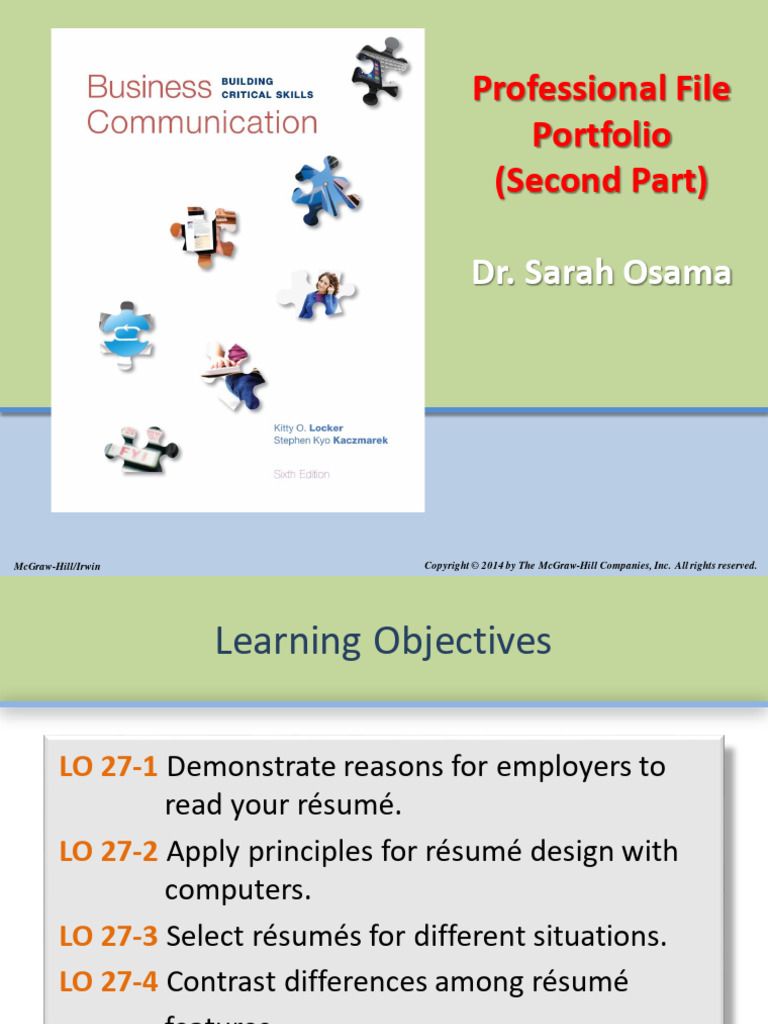 Professional File Portfolio 2 - Sarah Osama | PDF | Résumé