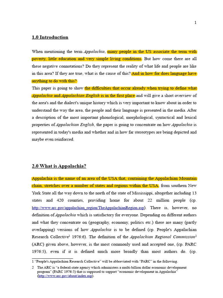Appalachian - English - and - Its - Representat Patrick Ploschnitzki ...