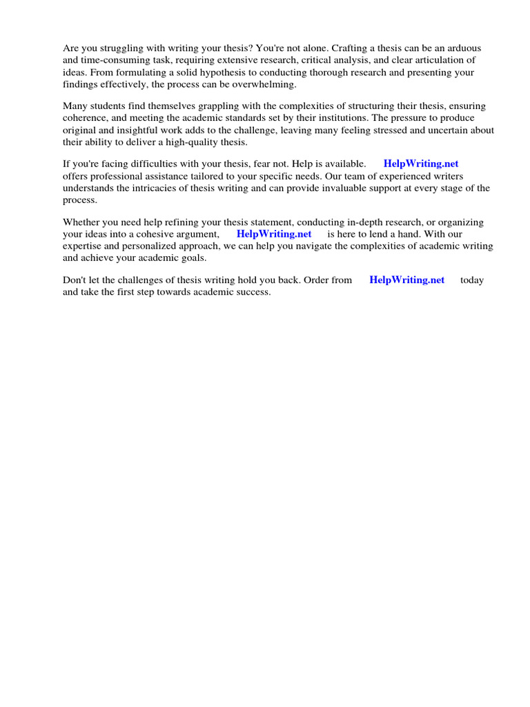 Thesis and Hypothesis Examples | PDF | Hypothesis | Experiment