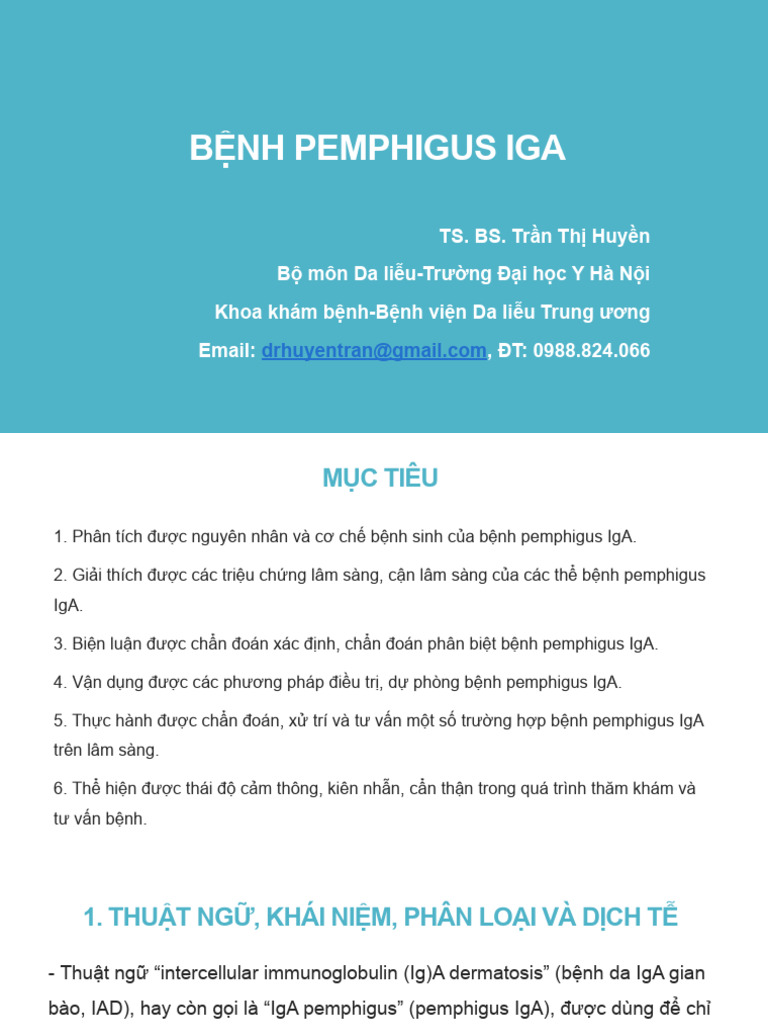 Bệnh Pemphigus IgA | PDF
