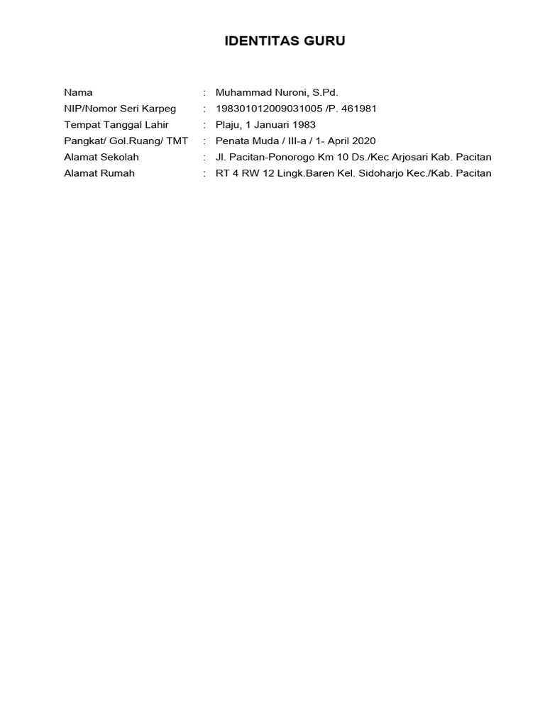 Roni-Laporan PD 2022 | PDF