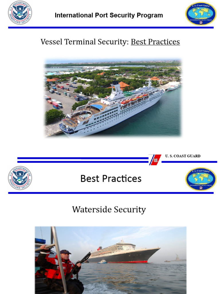 Vessel Security at Terminals - Ship-Best-Practices | PDF