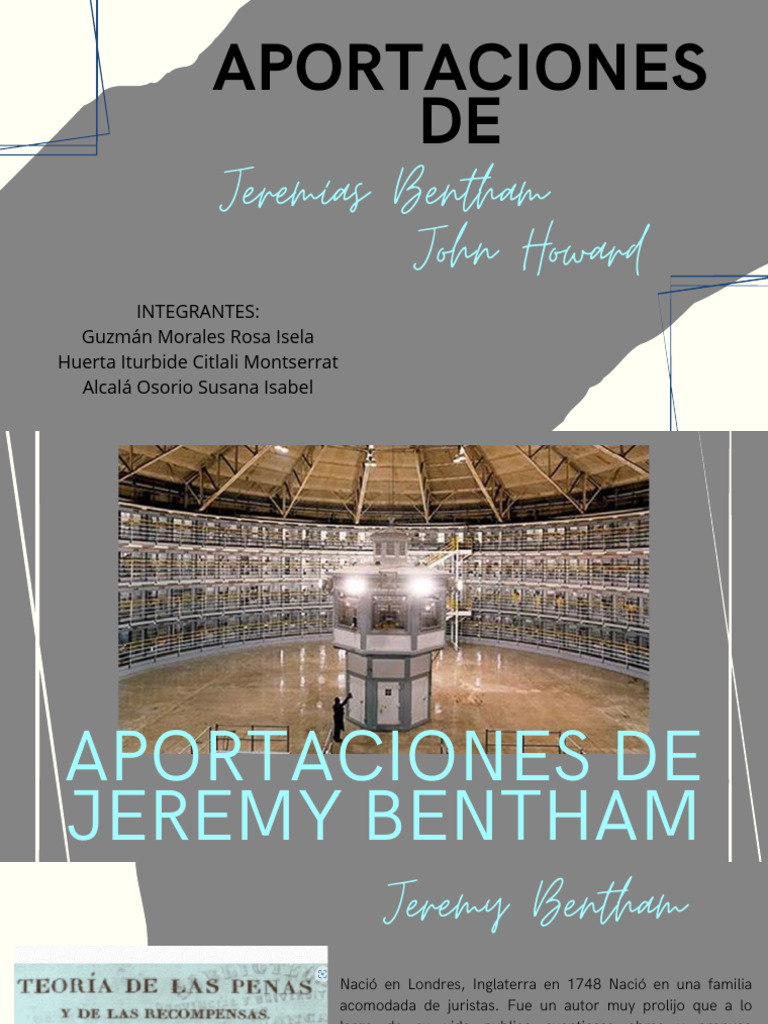 Jeremy Bentham y John Howard | PDF | Prisión | Derecho penal