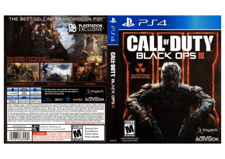 ps4 callofdutyblackopsIII | PDF